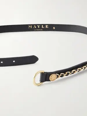 Maison Mayle Corsita Embellished Leather Belt