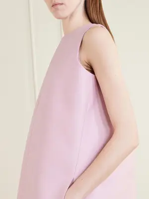 Balenciaga Sack Wool And Silk-blend Cady Mini Dress