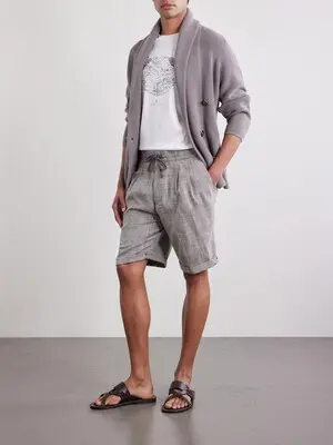 Brunello Cucinelli Logo-print Cotton-jersey T-shirt - White