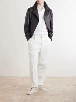 Brunello Cucinelli Logo-embroidered Cotton Polo Shirt