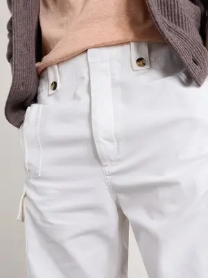 Brunello Cucinelli Straight-leg Cotton-twill Cargo Shorts