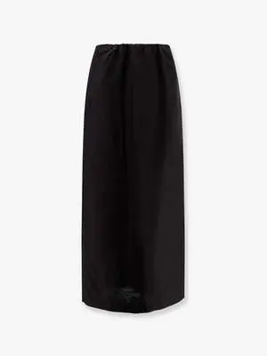 Black Silk Maxi Skirts