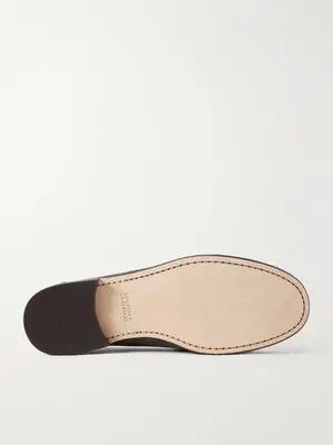 Brunello Cucinelli Suede Penny Loafers - Gray