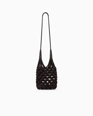 Giorgio Armani Knotted Cord Cross Body Bag
