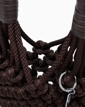 Giorgio Armani Knotted Cord Cross Body Bag