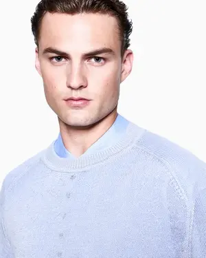 Giorgio Armani Cashmere And Mohair Jumper - Grey