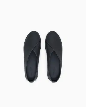 Giorgio Armani Leather Slip-ons
