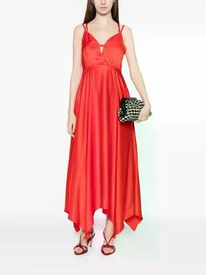 Sandro Cut-out Strap Maxi Dress