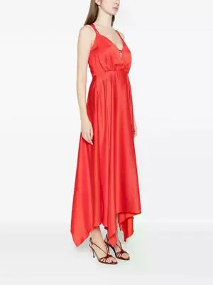 Sandro Cut-out Strap Maxi Dress