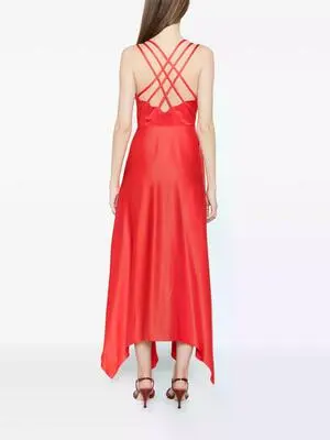 Sandro Cut-out Strap Maxi Dress