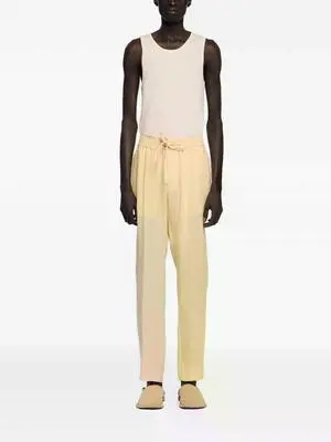 Sandro Elasticated Linen Trousers - Neutrals