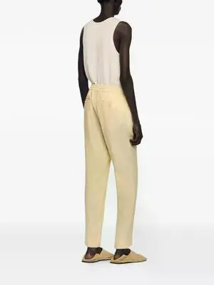 Sandro Elasticated Linen Trousers - Neutrals