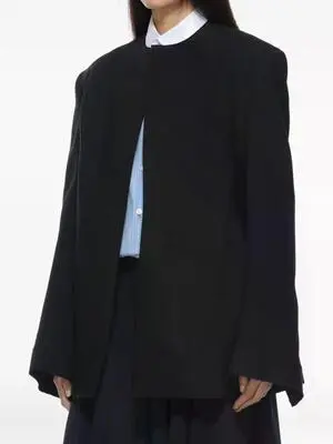 Carven Asymmetric Open Blazer