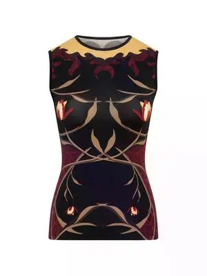 Marine Serre Printed Performance Tops For Women