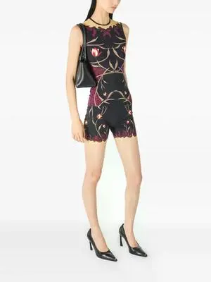 MARINE SERRE Printed Sleeveless Top