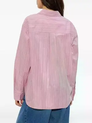 SAMSOE SAMSOE Salova Striped Shirt - Pink