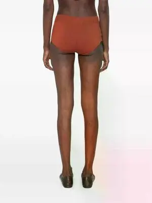 Plan C Ribbed Waist Shorts