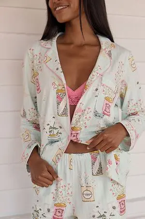 BEDHEAD PAJAMAS X Flower Can Pajama Set - Flower Cans