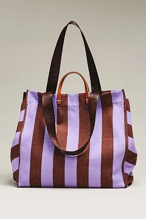 Clare V. Beach Tote And Clutch Bag