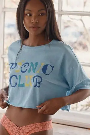 LYREBIRD Graphic Crop Tee