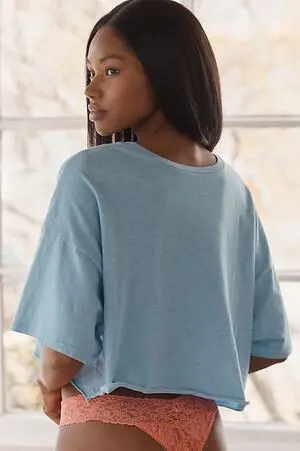 LYREBIRD Graphic Crop Tee