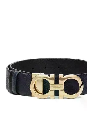 FERRAGAMO Gancini Buckle Belt - Blue