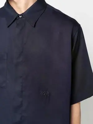 424 Logo-embroidered Short-sleeve Shirt