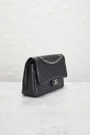 Chanel Caviar Jumbo Classic Double Flap Bag