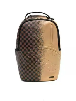SPRAYGROUND Check Pattern Backpack - Neutrals