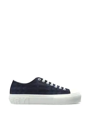 Burberry Lace-up Platform Sneakers - Blue