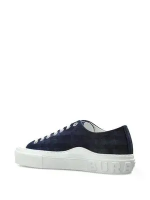 Burberry Lace-up Platform Sneakers - Blue