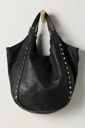 BOLSA NOVA Slouchy Stud Tote - Black