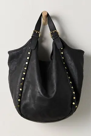 BOLSA NOVA Slouchy Stud Tote - Black
