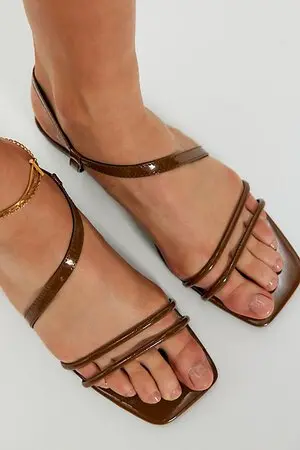 Intentionally Blank Nonfiction Strappy Sandals - Mocha