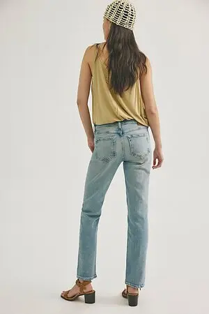 Free People We The Free Nash Straight-leg Jeans - Laredo