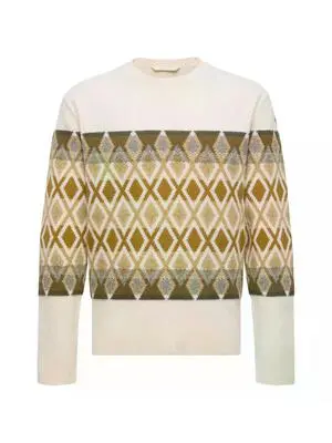 Moncler Geometric-pattern Sweater