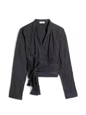 LEMAIRE V-neck Long-sleeve Top