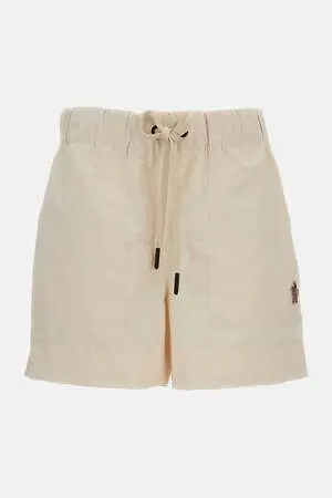 Moncler Technical Fabric Shorts - Bianco
