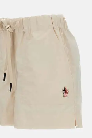 Moncler Technical Fabric Shorts - Bianco