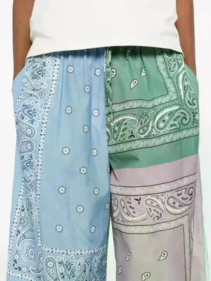 Max Mara Patchwork Bandana Print Trousers