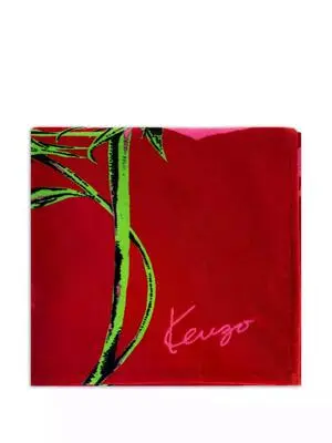 Kenzo Floral Beach Towel - Red