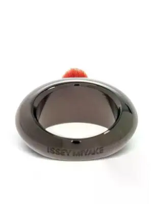 Issey Miyake Polished Ring - Black