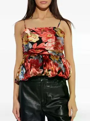 GESTUZ Floral Print Top