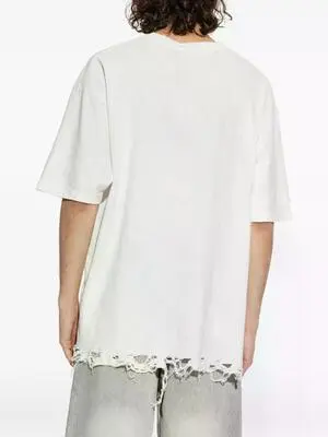 MISBHV Logo-print Distressed T-shirt