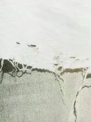 MISBHV Logo-print Distressed T-shirt