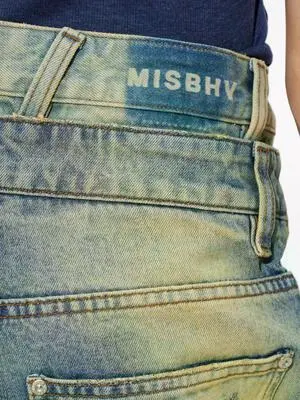MISBHV Layered Denim Shorts
