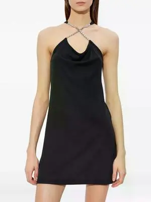 MISBHV Chain-detail Halterneck Dress