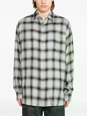SSSTEIN Checked Oversized Shirt