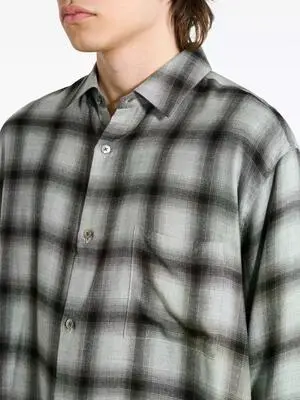 SSSTEIN Checked Oversized Shirt