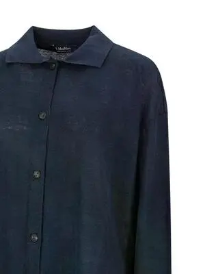 Max Mara Buttoned Cardigan - Blue